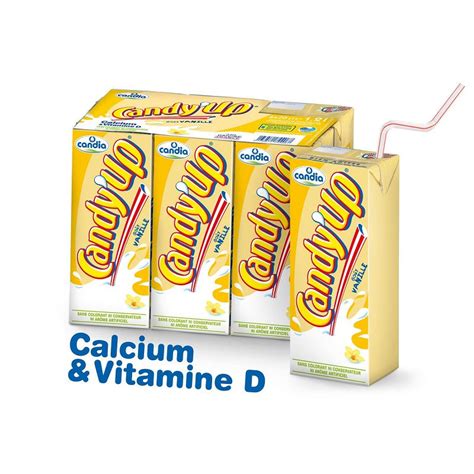 Candia Boisson Lactee Vanille Candyup Pack De 6 X 20cl Clic