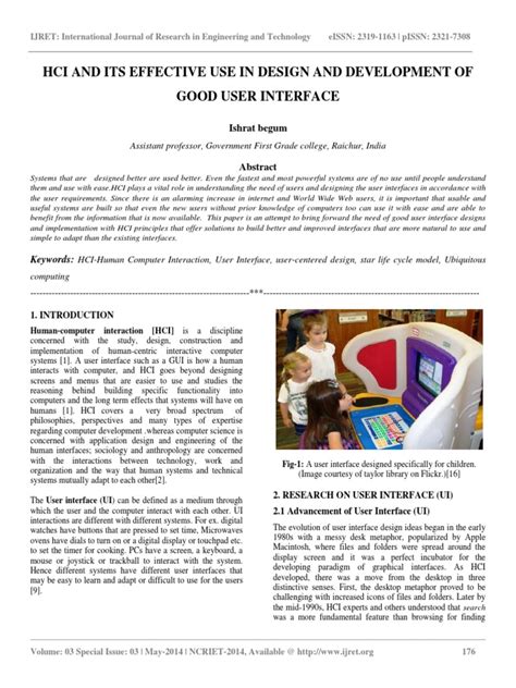 Hci And Its Effective Use In Design And Pdf Pdf Usability Humancomputer Interaction