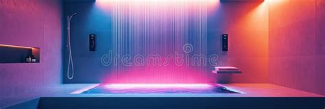 This High Tech Bathroom Showcases A Sleek Smart Shower System With A Touch Panel For Precise