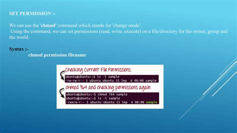 File Permission In Linux Pptx