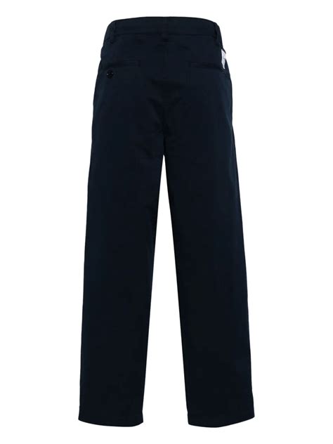 Chocoolate Pleat Detail Cotton Trousers Farfetch