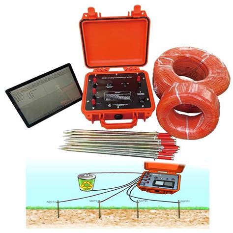 Vertical Electrical Resistivity Meter Digital Geophysical For