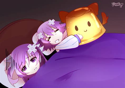 Yitsune Melody Nepgear Neptune Neptunia Neptune Series Highres 2girls 500 Dollar Four
