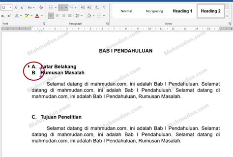 How To Create An Automatic Contents On Word 4 The Stage Must Be Known