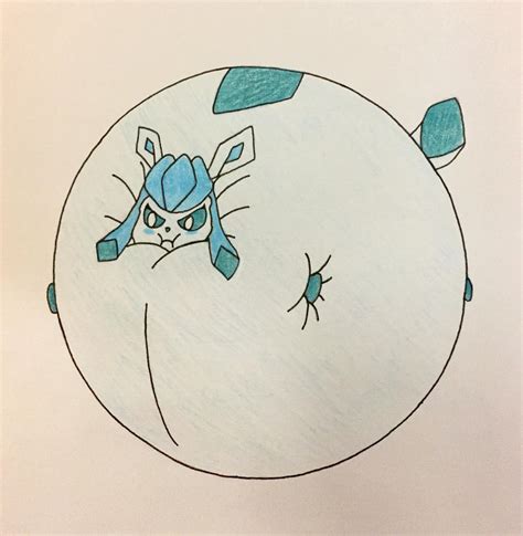 Commission Pokemon Glaceon Inflation By Wariotheinflator On Deviantart