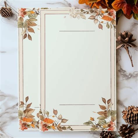 Fall Postcard Border Vectors And Illustrations For Free Download Freepik