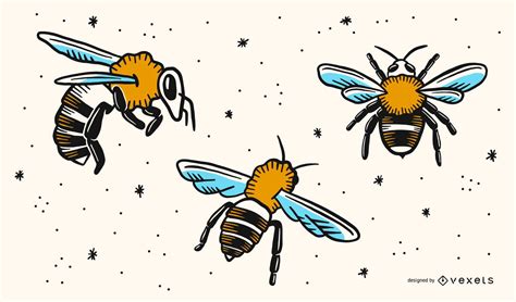 Bee Vector And Graphics To Download