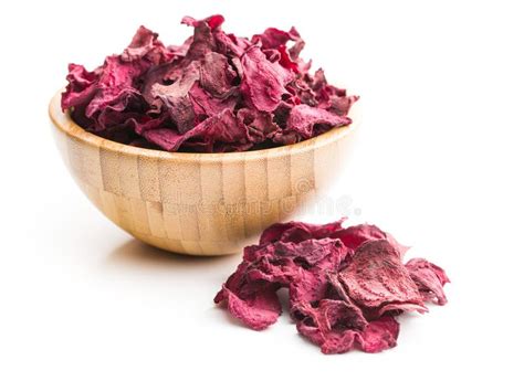 Dried Beetroot Chips Stock Image Image Of Background 113257089