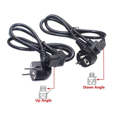 Eu Standard Power Cable Iec320 C13 Computer Power Extension Cord 1m 3