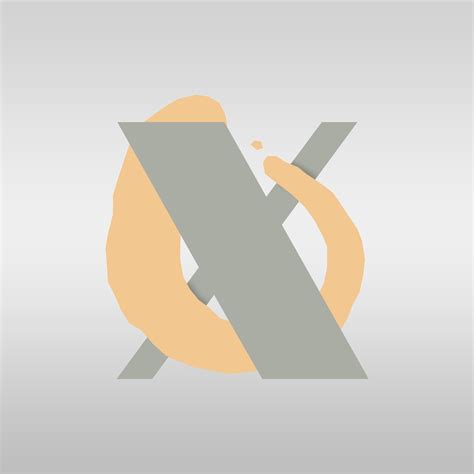 Logo دمج بين حرفين X O صور