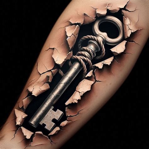 Key Ripped Skin Tattoo Design Ripped Skin Tattoo Back Tattoos For
