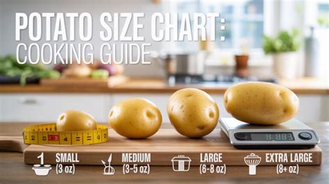 Potato Size Chart Ultimate Guide To Perfect Potato Measurements