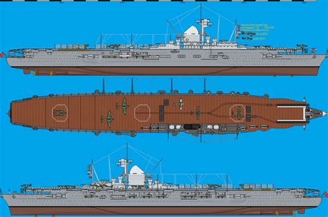 Graf Zeppelin Class Kms Graf Zeppelin Cv1 1943 By Ijn Yamato Bb17