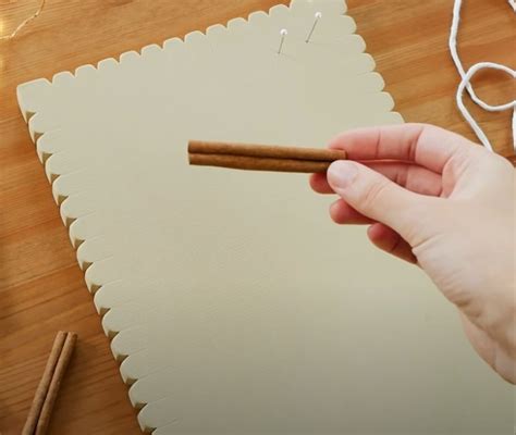 Tie Six Slipknots Over Two Cinnamon Sticks To Make Adorable Macrame Ornaments
