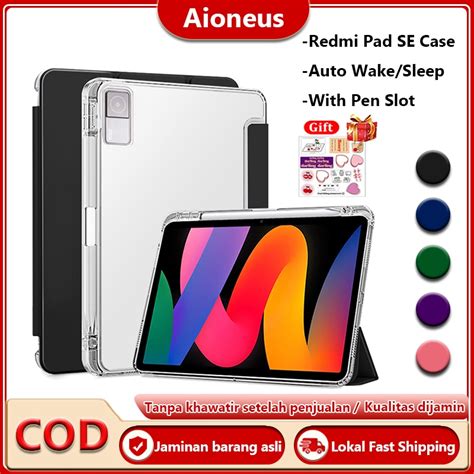 Jual Casing Redmi Pad SE 11inch With Pen Slot Magnetic Protective Redmi Pad 10 6inch Case With