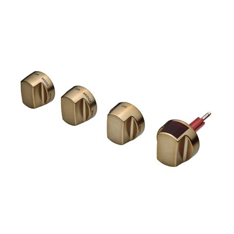 Wolf 30 Induction Range Brushed Brass Knob Kit 9066961