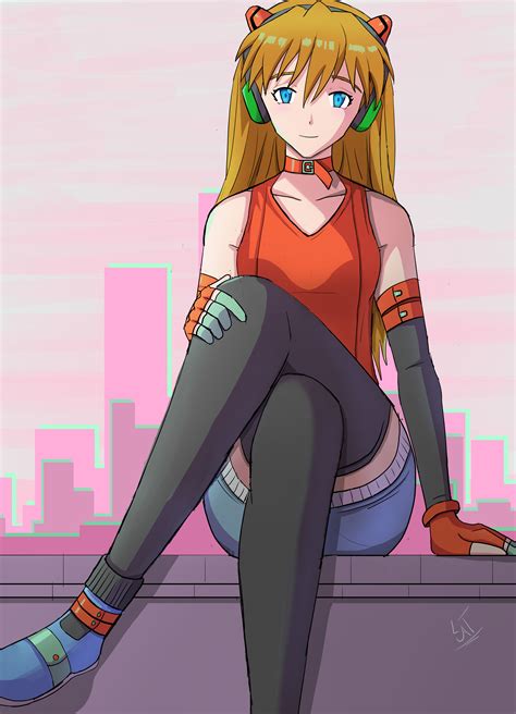 Just Asuka By Jos Arc R Evangelion