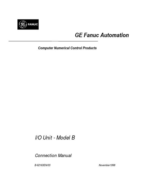 Fanuc 21mb Io Module Pdf Business Law Property Law
