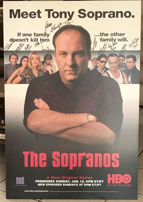 Original Sopranos Season 1 Full Cast Signed Poster Ysms