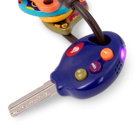 Luckeys Blue Toy Car Keys With Lights And Sounds B Toys