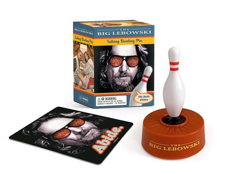 The Big Lebowski Talking Bowling Pin The Dude Abides Running Press