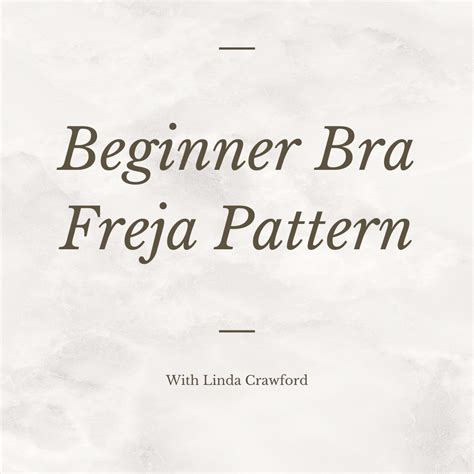 Beginner Bra Classic Online Class Bra Makers Supply The Leading Global Source For Bra