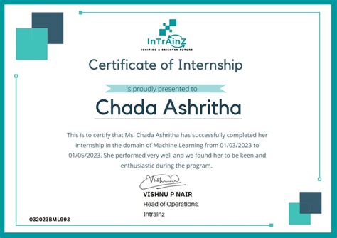 Machinelearning Intrainz Internshipcomplete Chada Ashritha