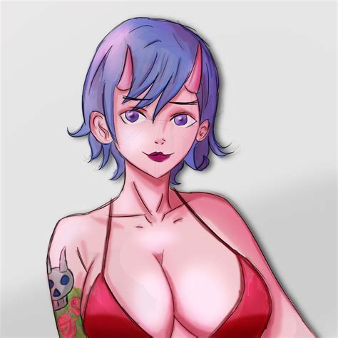 Tatted Oni In Red Jako Rmonstergirl