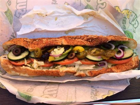 Subway Footlong Veggie Delite
