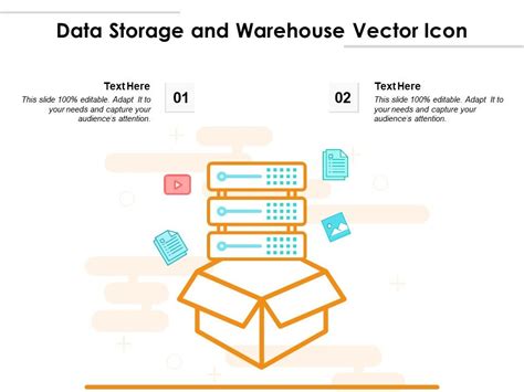 Data Storage And Warehouse Vector Icon Ppt PowerPoint Presentation File Graphics Design PDF
