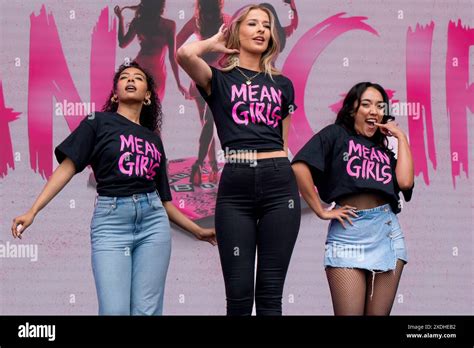 Cast Of Mean Girls The Musical Perform On Stage At West End Live Cast