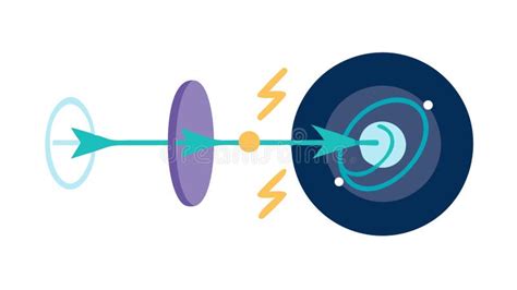 Focused Energy Pulse Hitting A Target Vector Design Generative Ai