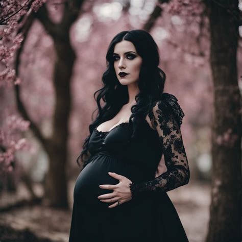 Pregnant Goth Woman By Darththeo On Deviantart