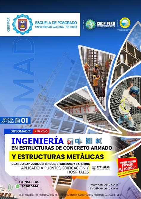 Cacp Perú Diplomado Ingeniería En Estructuras De Concreto Armado Y Estructuras Metálicas