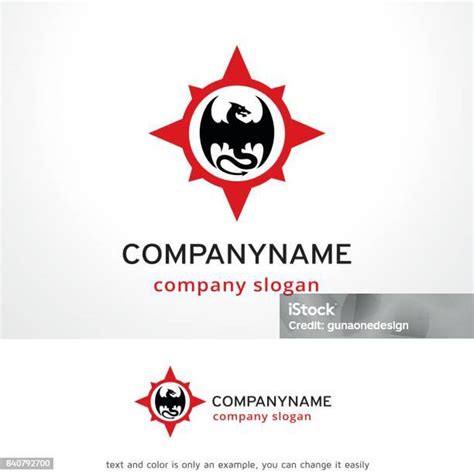 Dragon Symbol Template Design Vector Lambang Konsep Desain Simbol