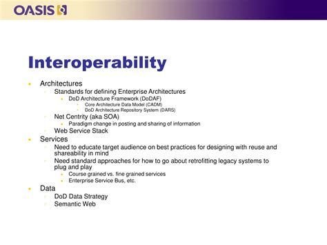 Ppt Maximizing Interoperability With Fera Soa A Comprehensive
