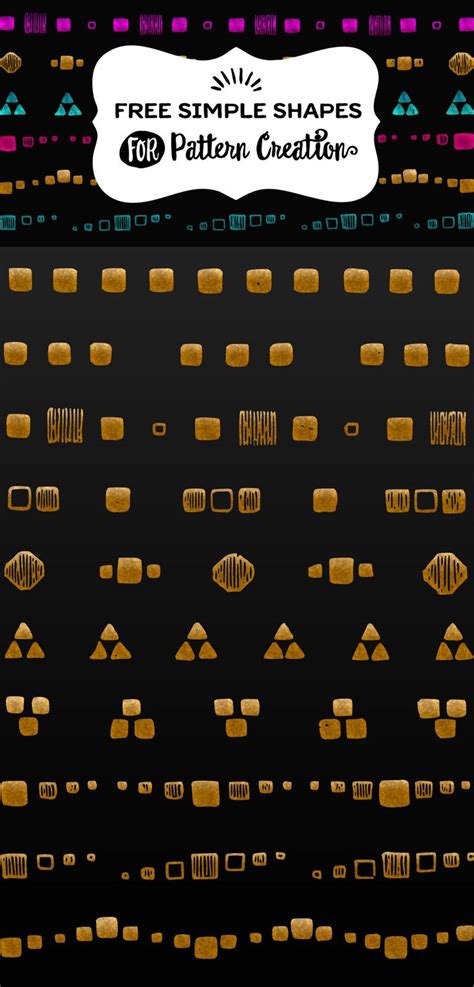 Simple Vector Shapes For Pattern Creation Simple Vector Shapes For Pattern Creation