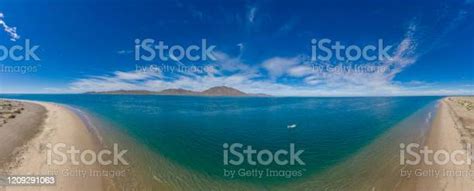 Magdalena Bay Baja California Sur Aerial Landscape In Mexico Stock