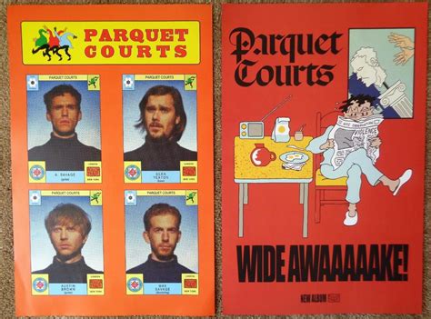 Parquet Courts Album Poster Wide Awaaaaake Awake 2 Sided 11x17