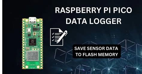 raspberry pi pico data logger flash memory micropython code example