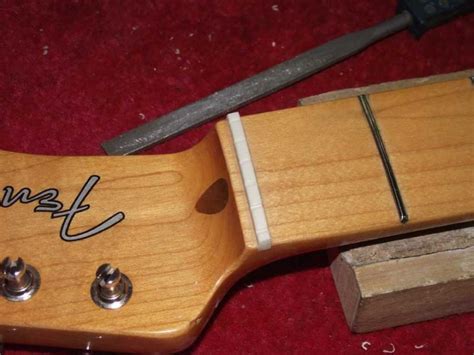 New Tusq Nut For Fender Telecaster Manchester Guitar Tech