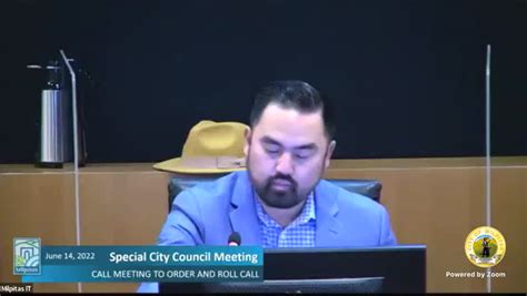 City Of Milpitas Special City Council Meeting City Of Milpitas Ca