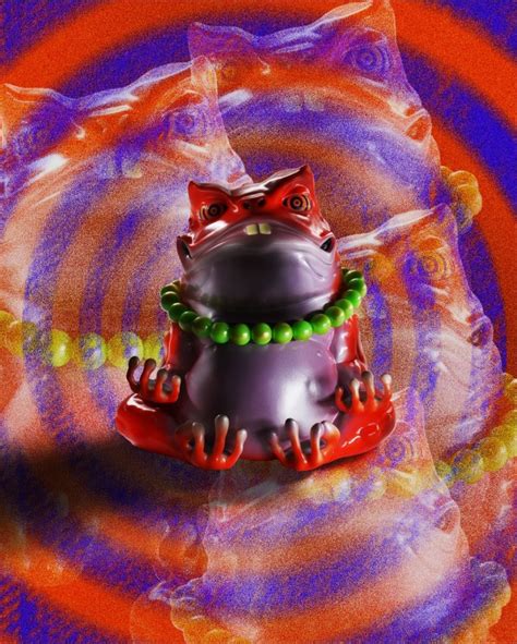 David Osowski Of The Devils Kaiju X Unbox Industries Presents Om The Psychedelic Toad The Toy