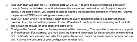 Solved Run Tcp Scan Will Scan For Tcp Ports Like Port 22 21 23 And 445 And Ensure The