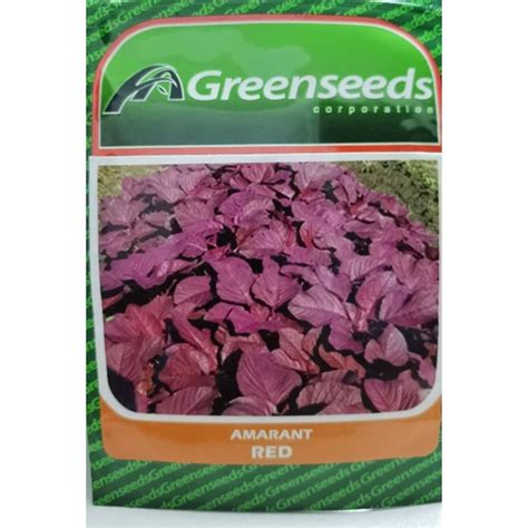 Amarant Red 60 Seeds Per Pouch Repacked Shopee Philippines