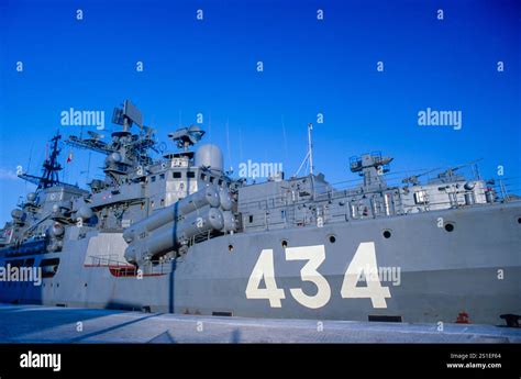 The Admiral Ushakov Formerly Besstrashny Is A Sovremenny Class
