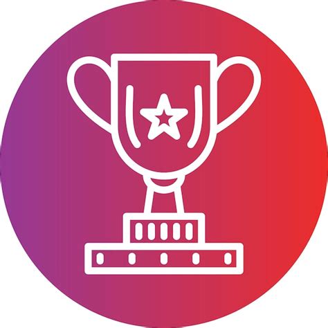 Premium Vector Trophy Icon Style