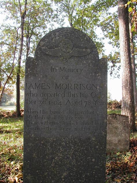 Capt James Morrison 1726 1804 Find A Grave Memorial