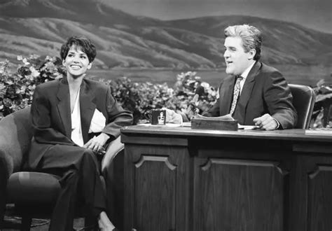 Actress Halle Berry During An Interview On Jay Leno 1993 Tv Old Photo