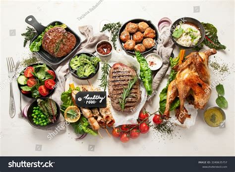 Cooked Beef Pork Chicken Over 114306 Royalty Free Licensable Stock